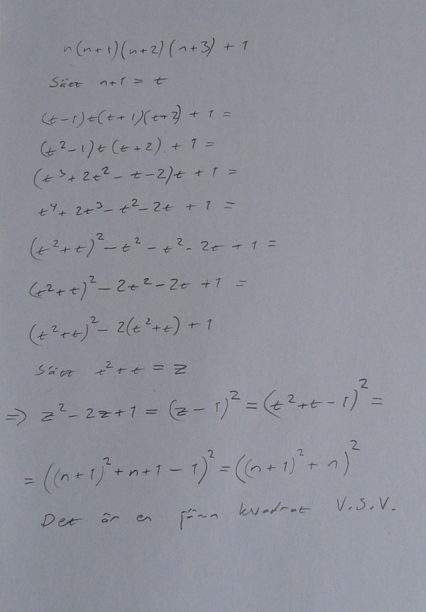 Dataövning - konsekutiva tal - Wikiskola